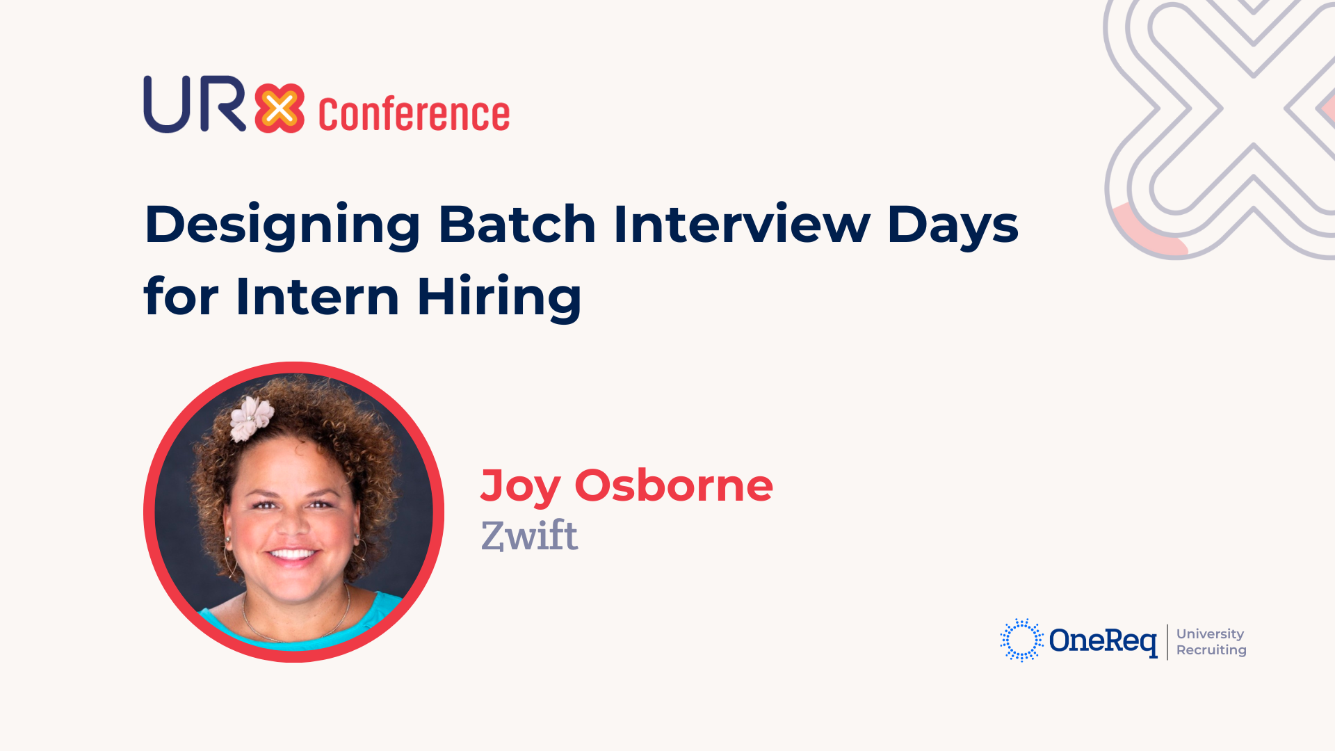 Designing Batch Interview Days for Intern Hiring - URx Conference